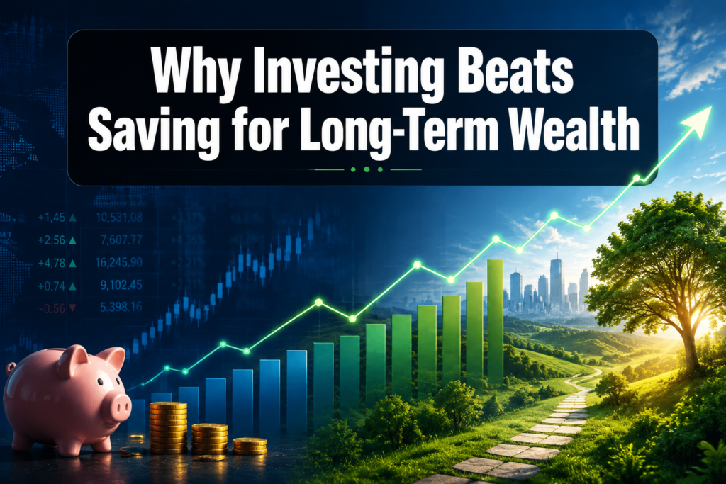 Why is investing a more powerful tool to build long-term wealth than ...