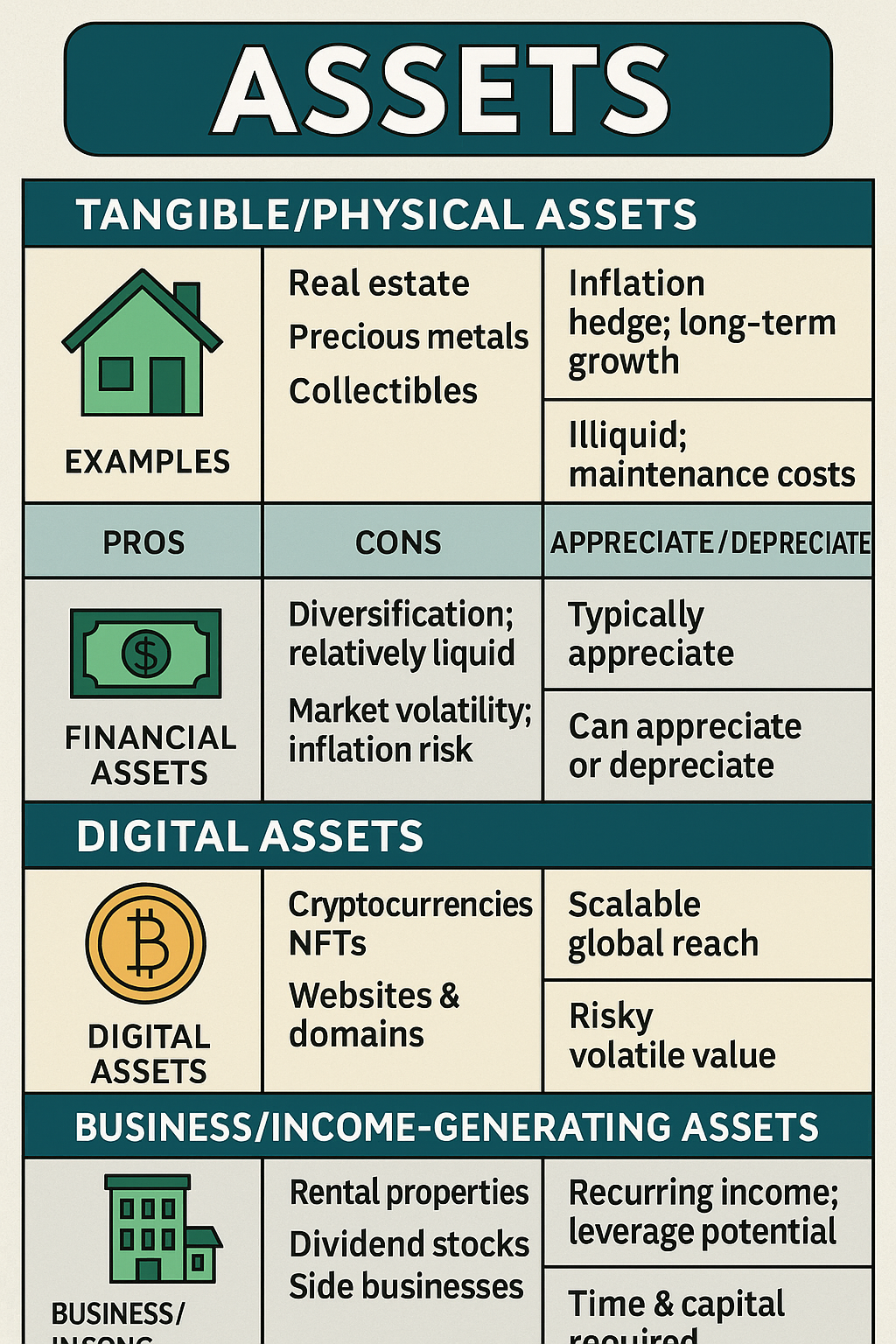 Assets: The Foundation of Financial Growth and Stability - The Rich Guy ...