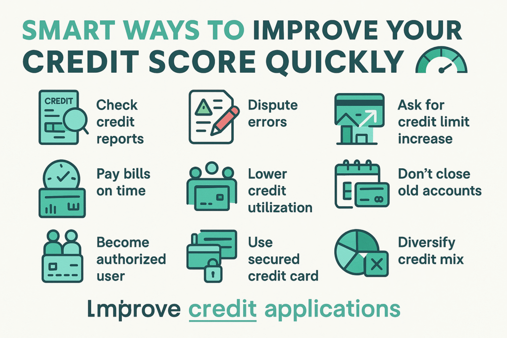 Smart Ways to Improve Your Credit Score - The Rich Guy Math