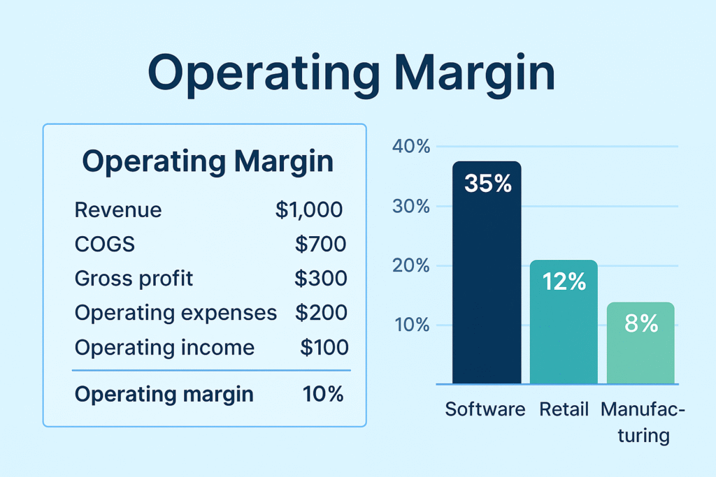 Operating margin: Definition, Formula & Benchmarks - The Rich Guy Math