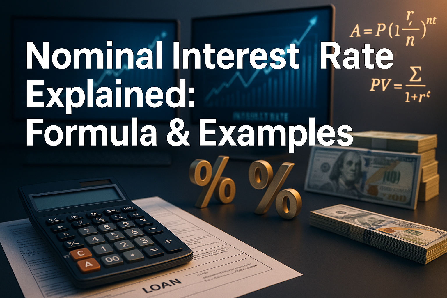 Nominal Interest Rate Explained: Formula, Examples & Calculator - The ...